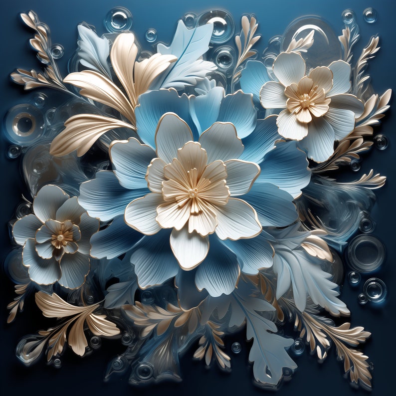 Dreamscape Elegance: Hyperrealistic 8K 3D Glass Terrarium - Etsy