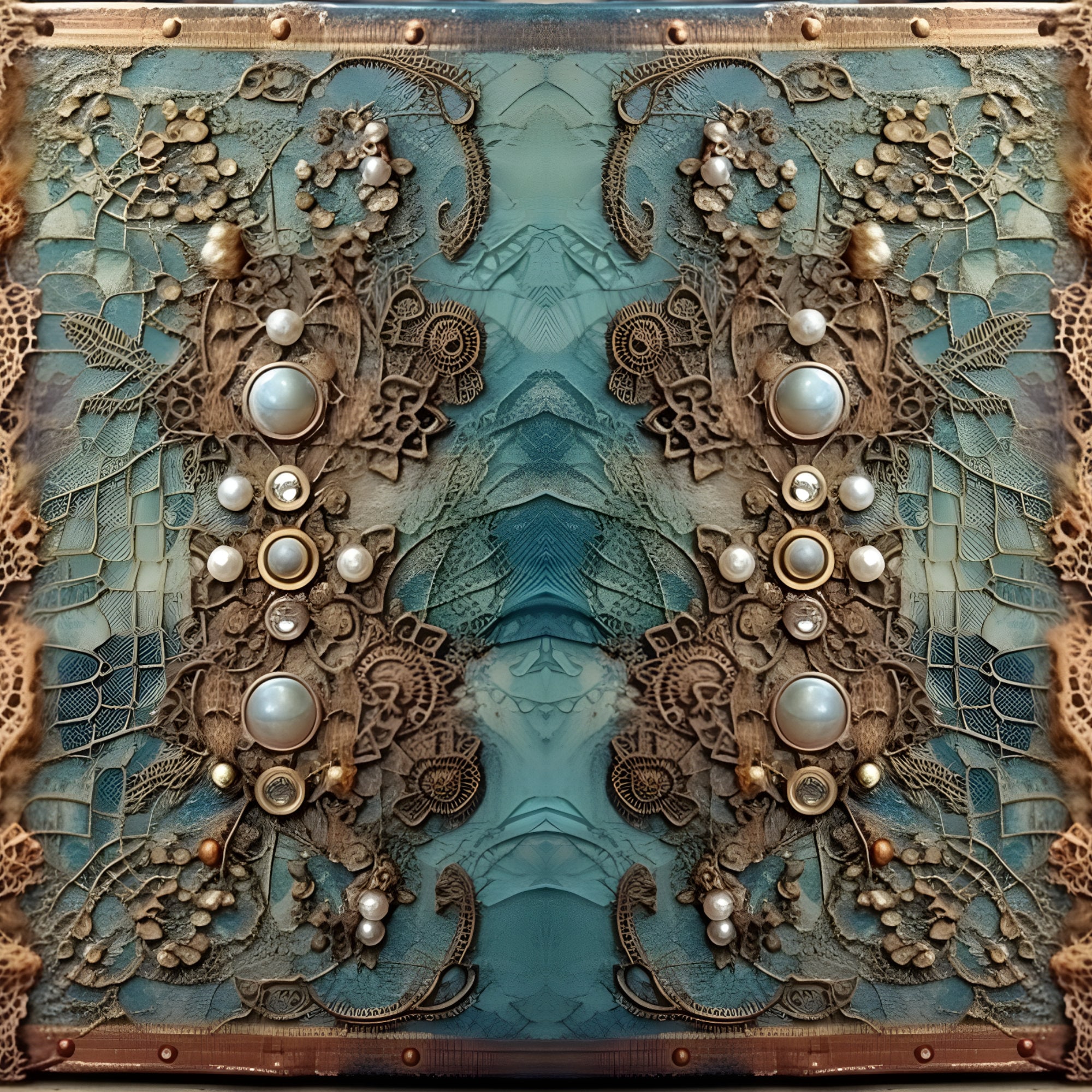 Vintage Lace Digital Scrapbook Paper - Etsy