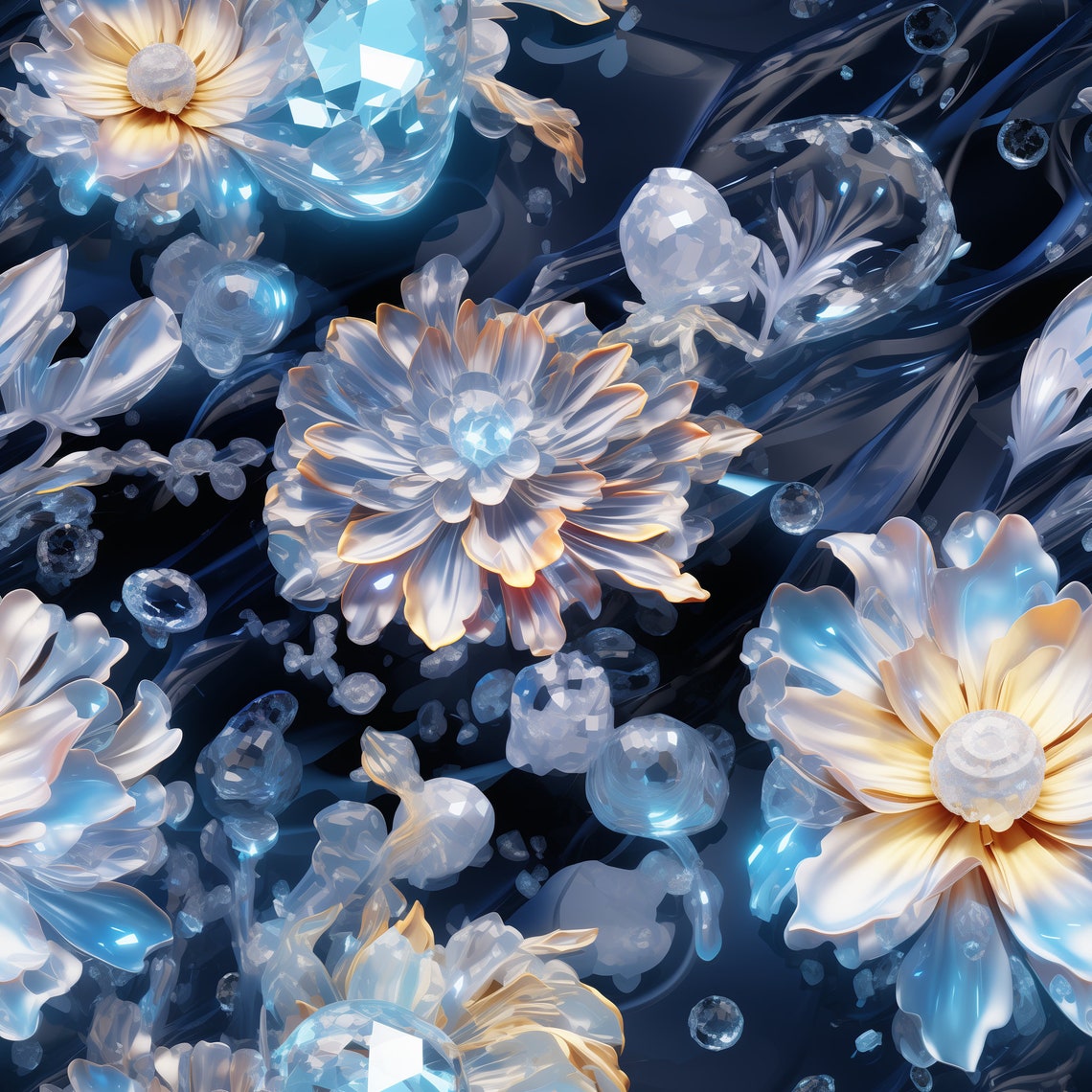 Dreamscape Elegance: Hyperrealistic 8K 3D Glass Terrarium - Etsy