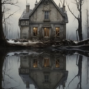 Yuletide Reflections: Festive Cottage in Nature-inspired Xmaspunk ...