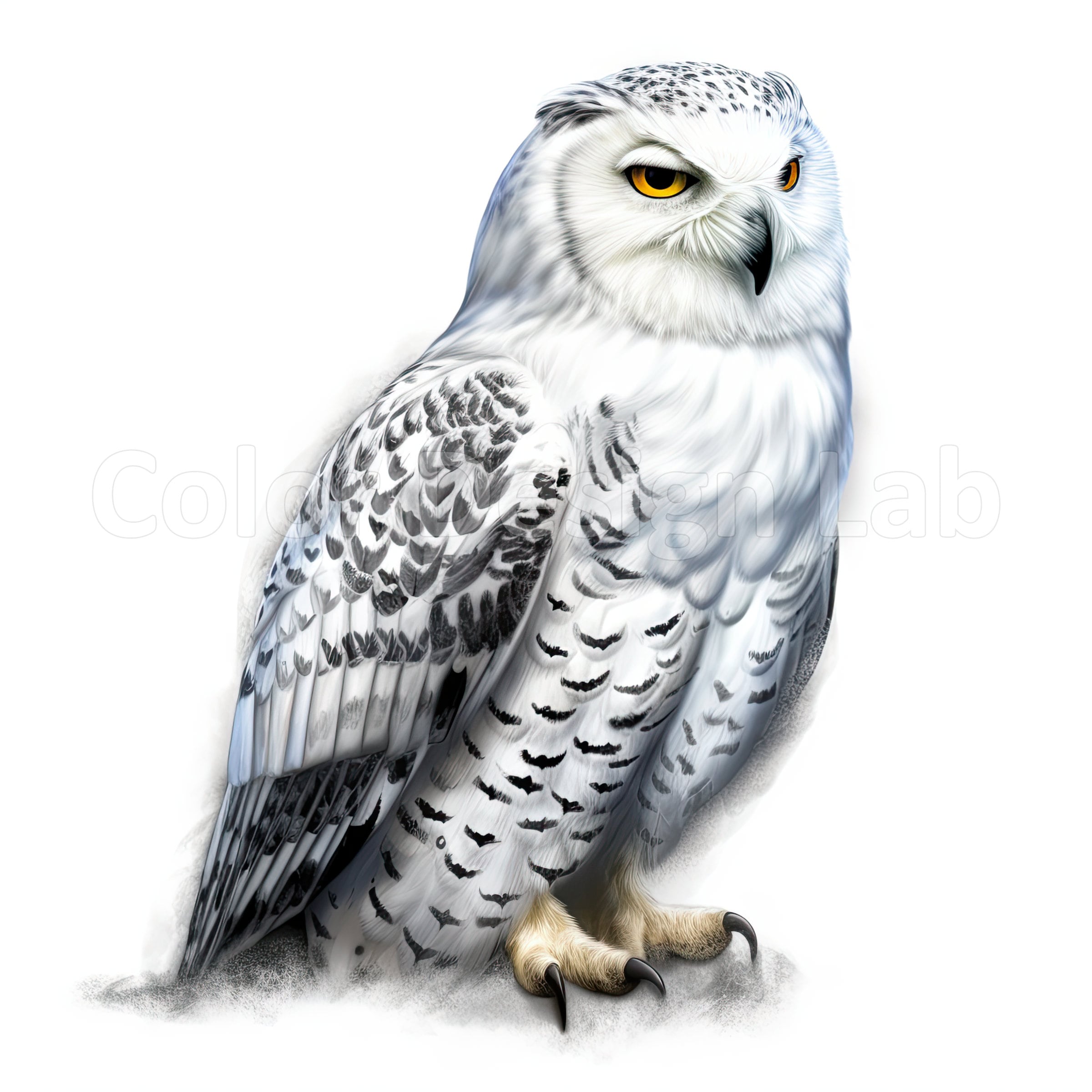 Snowy Owl Bundle - Set of 8 High-resolution Snowy Owl Printable Clipart ...