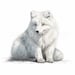 Happy Arctic Fox Clipart - Set of 8 Printable Art PNG, Digital Download ...