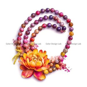 Flower Mala Clipart Set of 12 PNG - Floral Mala Digital Download ...