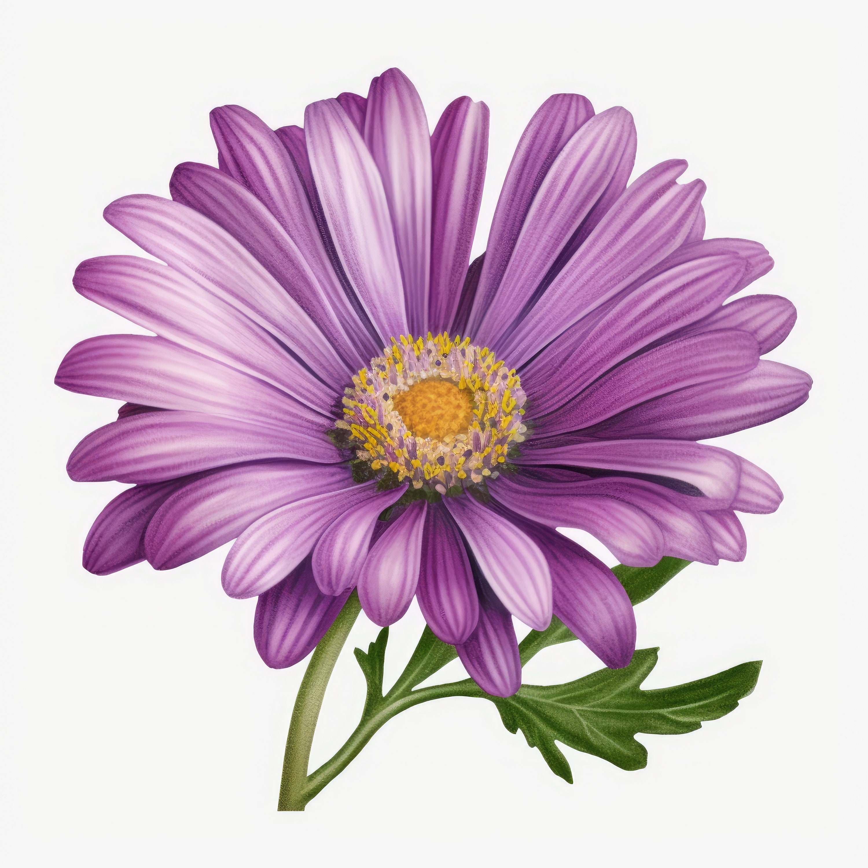 Purple Daisy Clipart 24 High-quality Jpgs Digital Download - Etsy