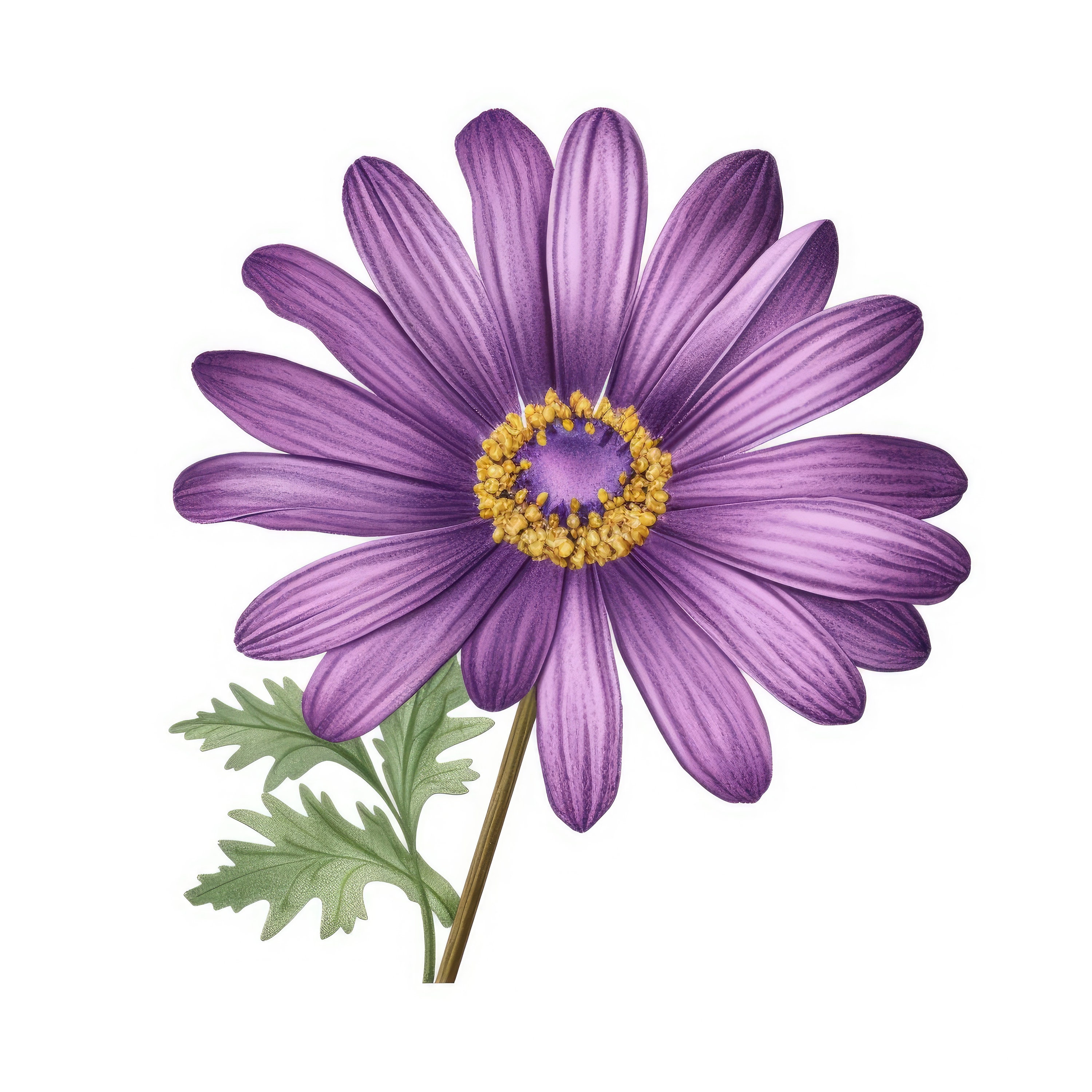 Purple Daisy Clipart 24 High-quality Jpgs Digital Download - Etsy