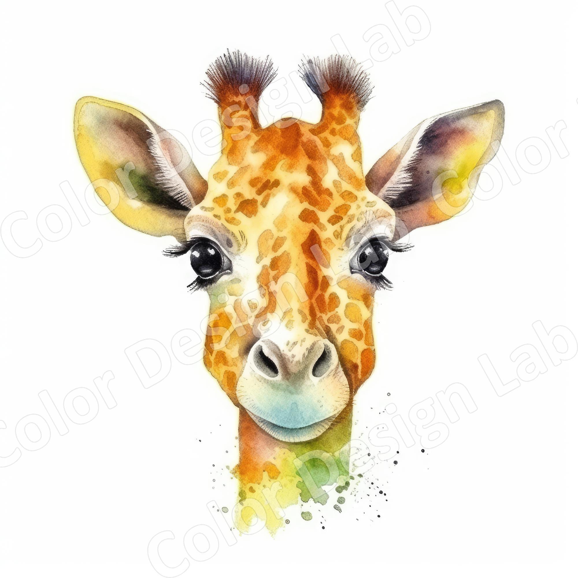 Cute Giraffe Clipart Bundle 8 High-resolution Pngs Digital - Etsy