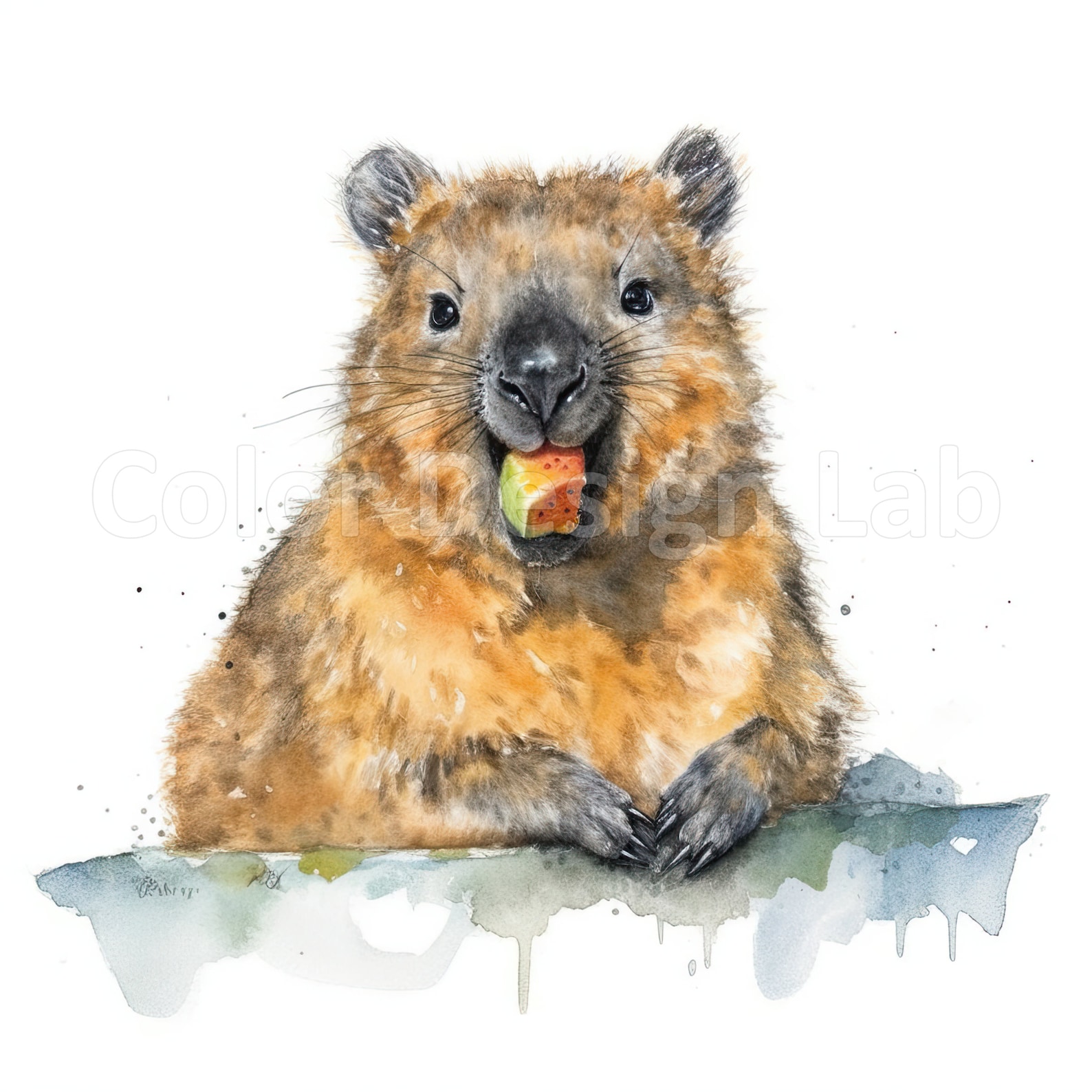 Happy Quokka Clipart Set 8 Printable PNG Files Commercial - Etsy