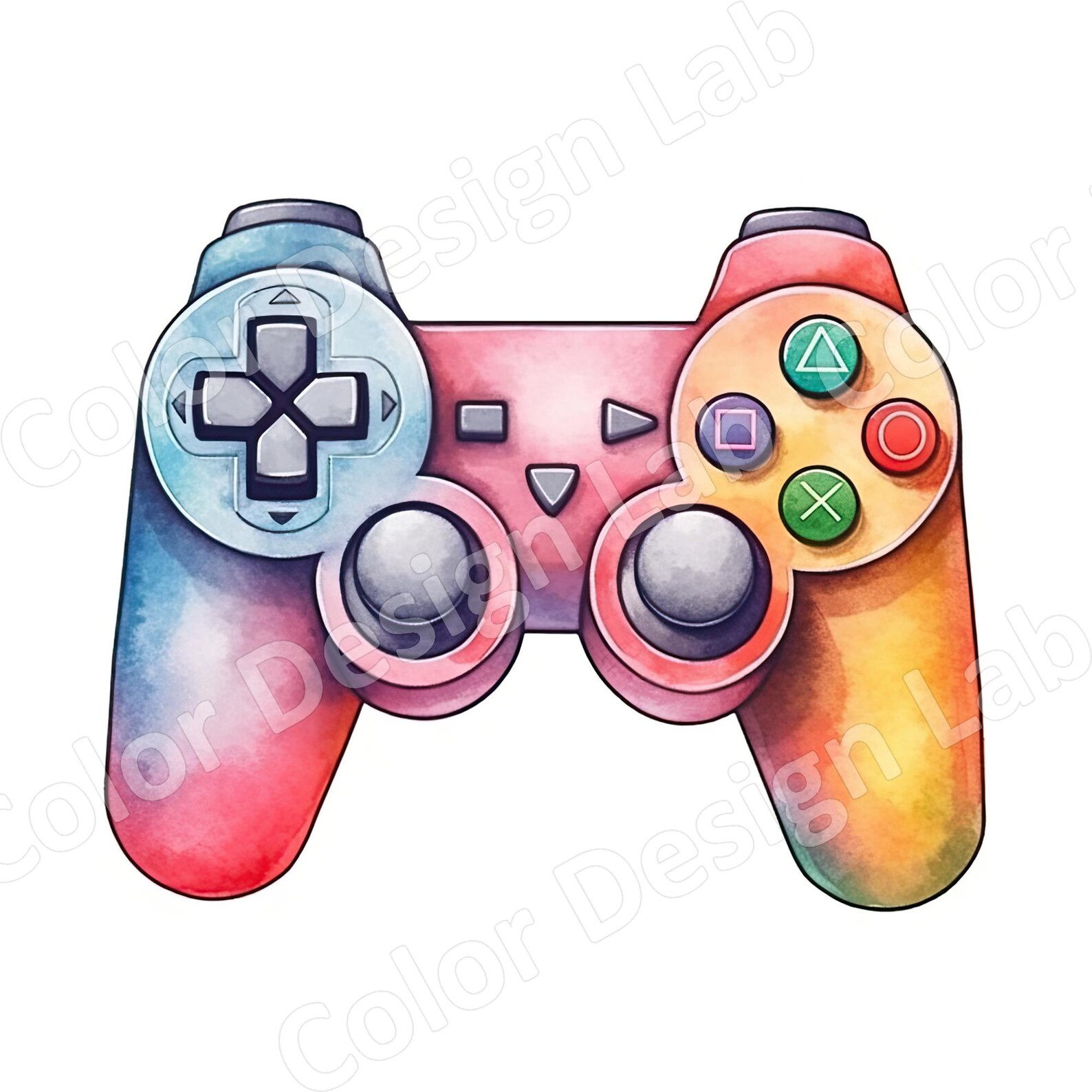 Game Controller Printable Clipart Set of 8 PNG Artwork - Etsy