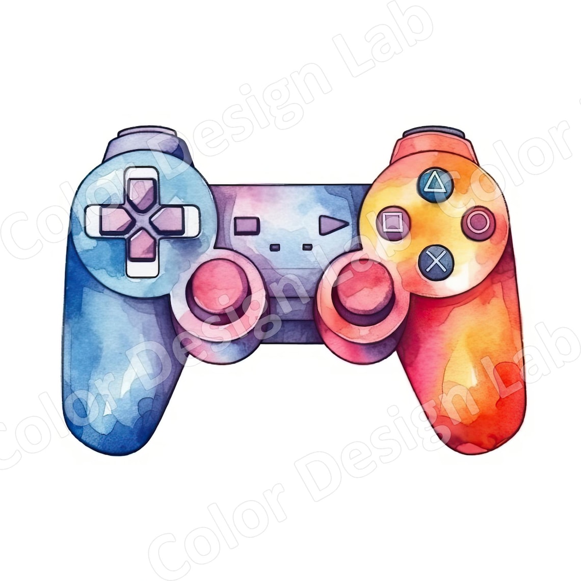Game Controller Printable Clipart Set of 8 PNG Artwork - Etsy