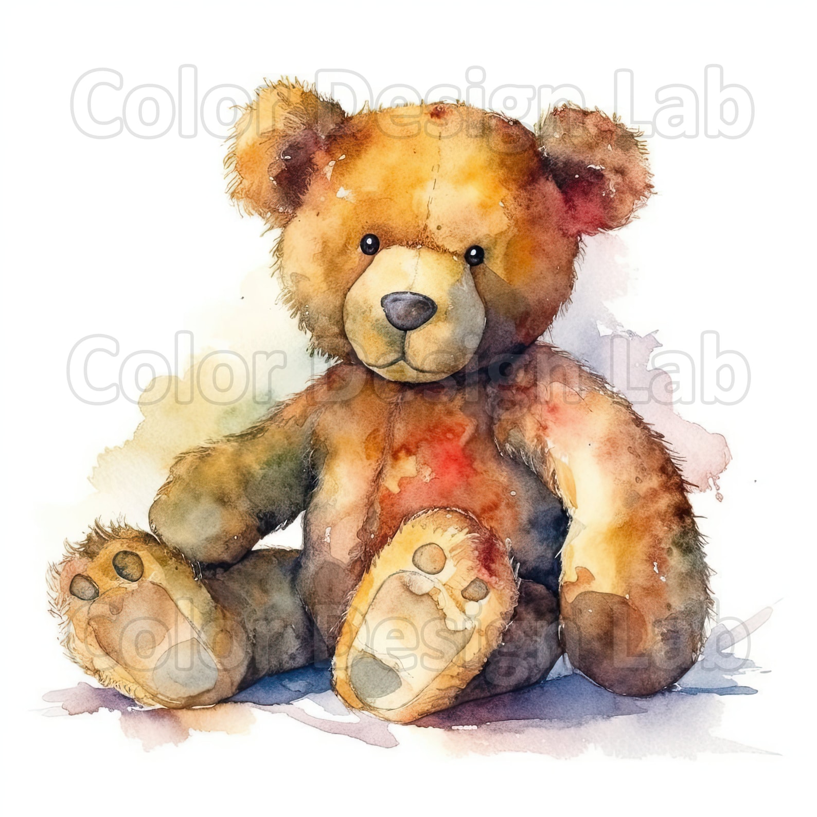 Teddy Bear Printable Clipart Bundle Set of 8 Bears PNG High - Etsy