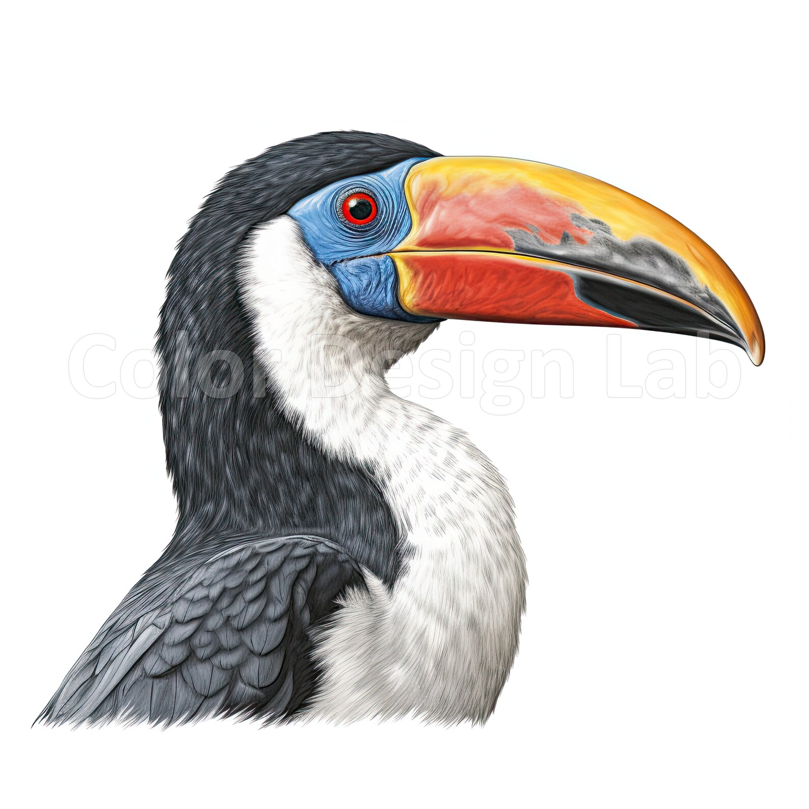 Toco Toucan Printable Art Bundle - 8 PNG Clipart, Digital Download ...