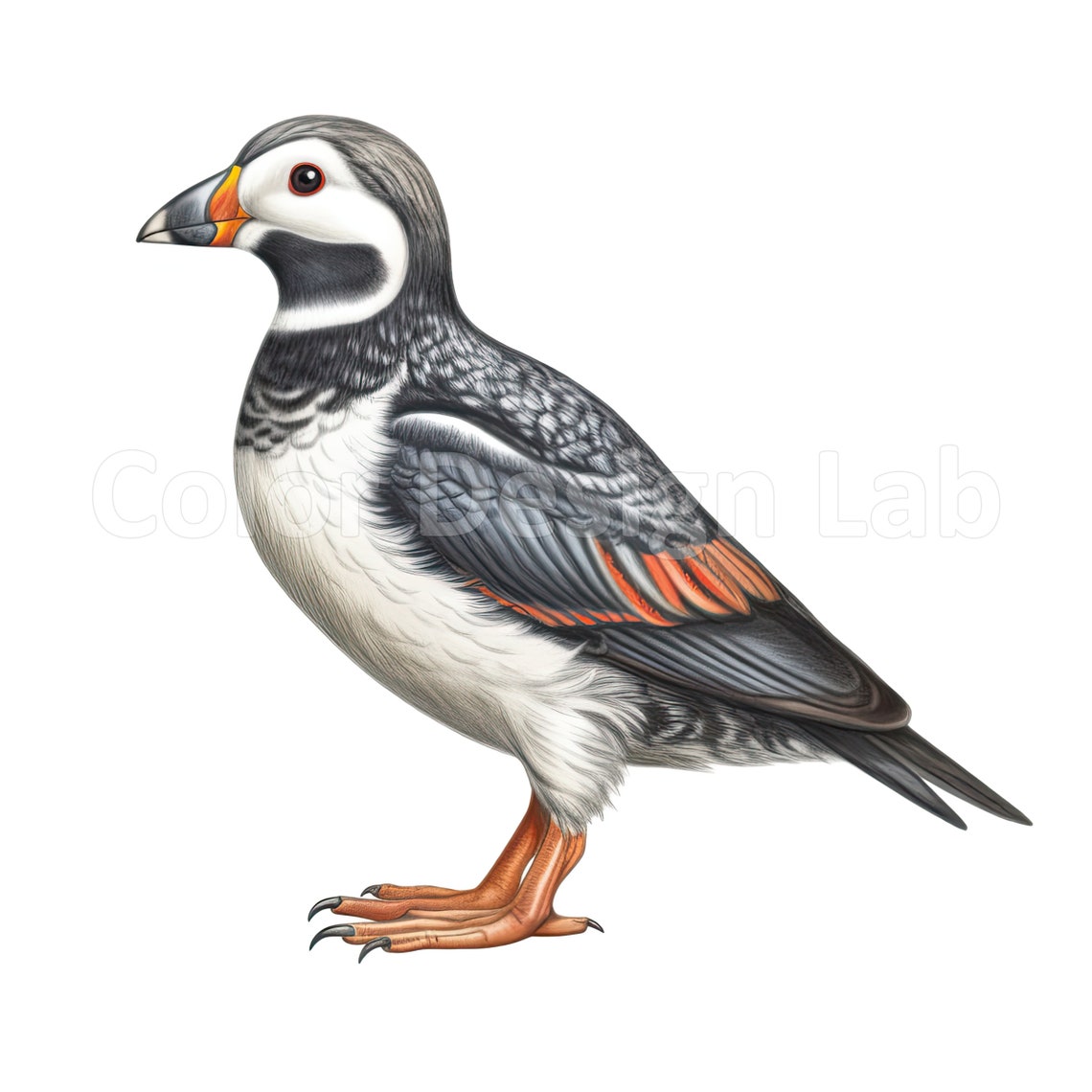 Atlantic Puffin Clipart Set 8 PNG High Resolution Digital - Etsy
