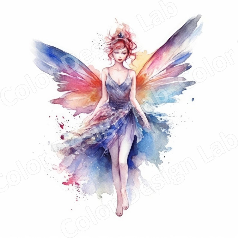 Magical Fairy Printable Clipart Set 8 High-resolution Pngs - Etsy