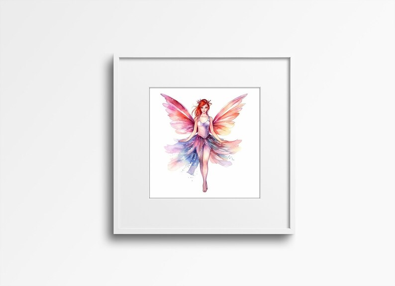 Magical Fairy Printable Clipart Set 8 High-resolution Pngs - Etsy