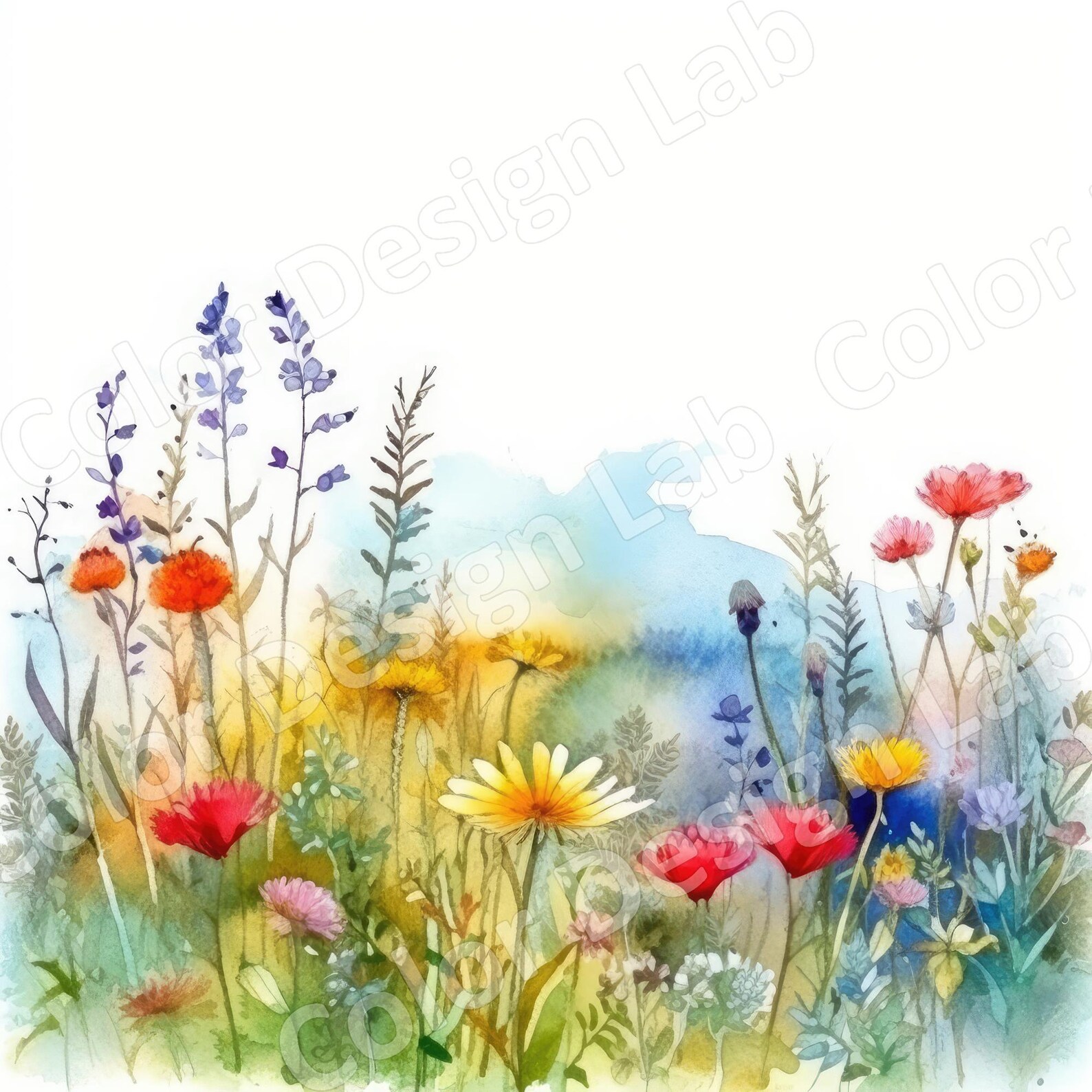 Wildflower Meadow Printable Wall Art Bundle 8 High-resolution - Etsy