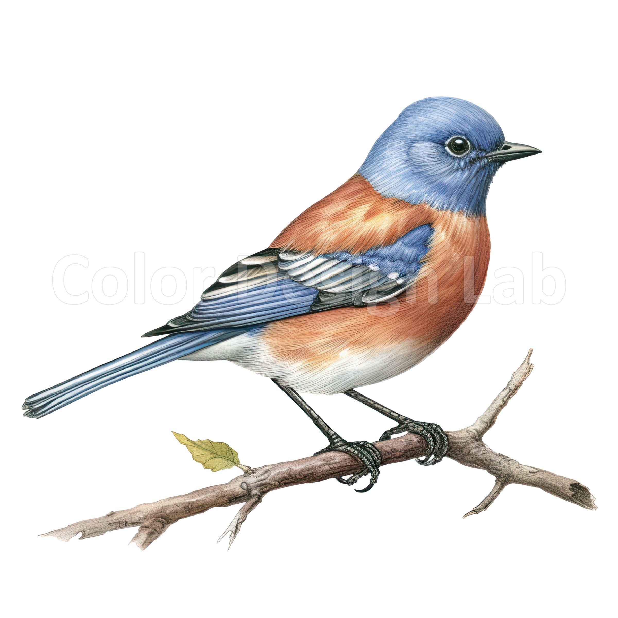 Eastern Bluebird Art Printable Clipart Set of 8 High-quality - Etsy