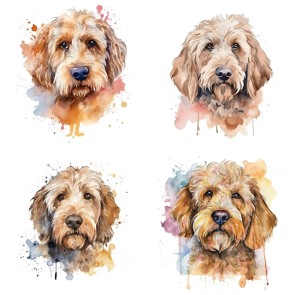 Labradoodle Art - Etsy