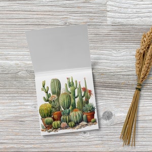 Boho Cactus Clipart Bundle of 36 Quality Transparent Watercolor Png ...