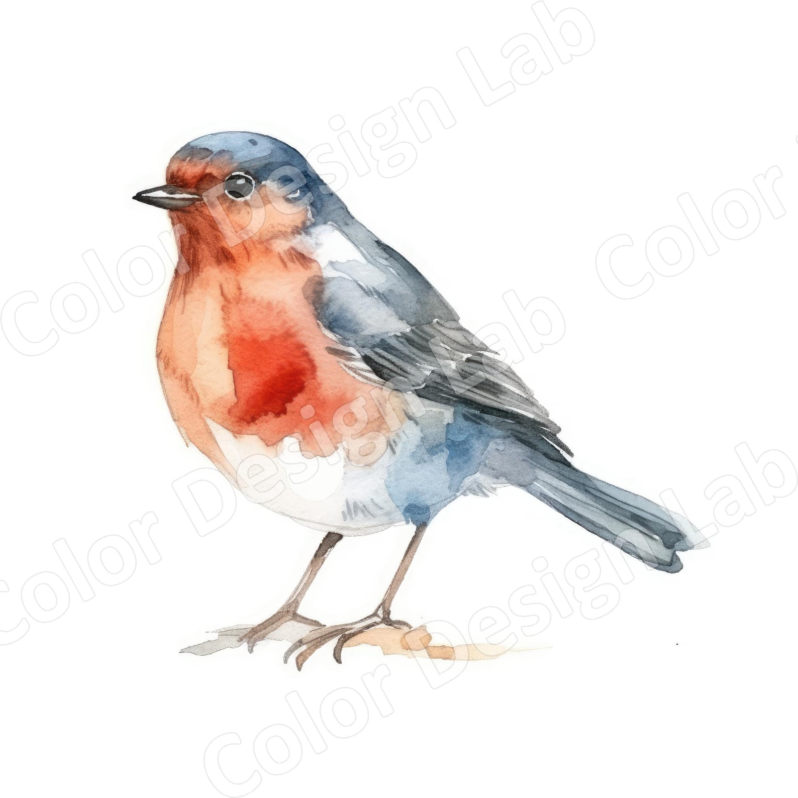 Christmas Robin Printable Clipart Set 8 High-resolution Pngs - Etsy