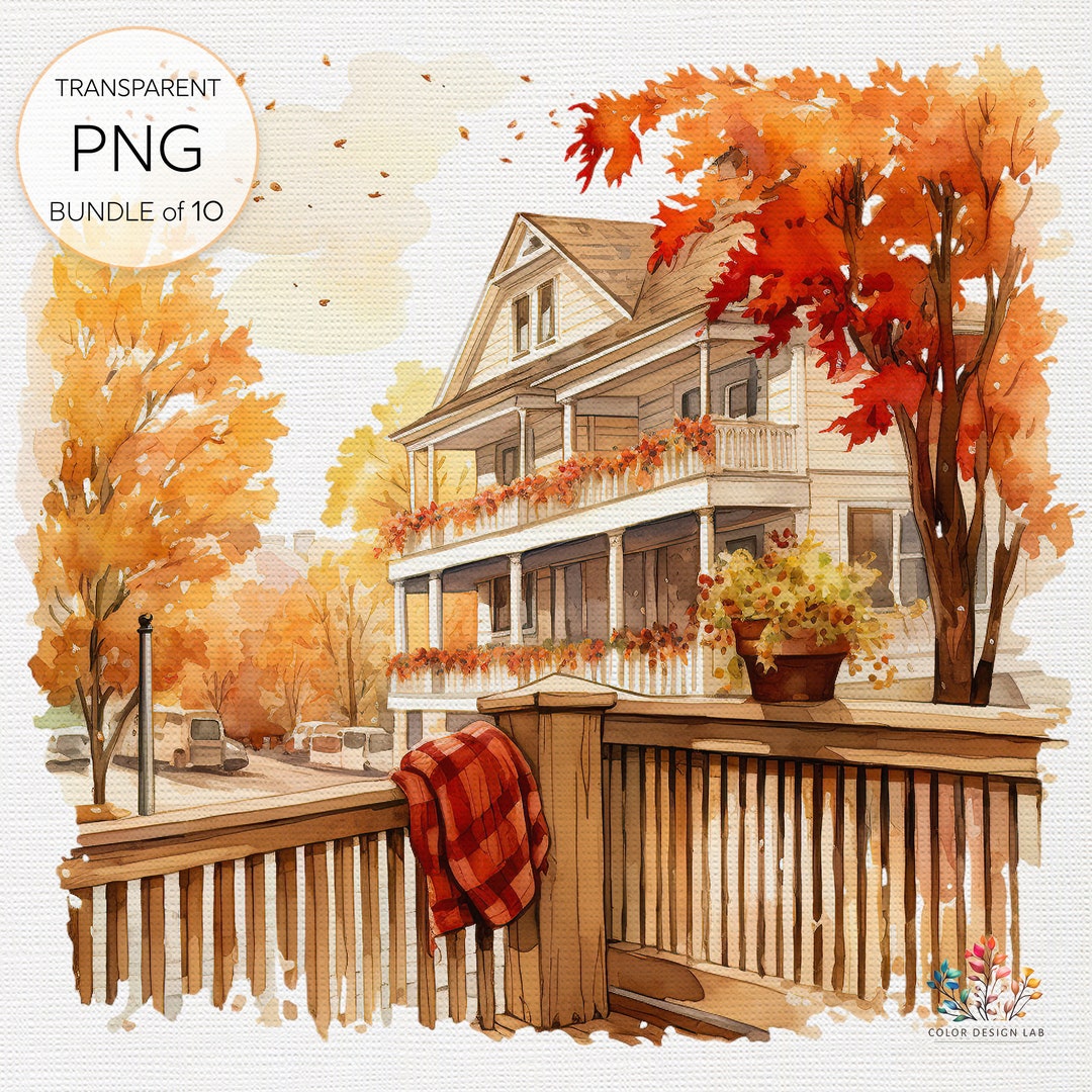 Fall Vibe Clipart: Transparent PNG Artistry, Capturing Autumn's Essence ...