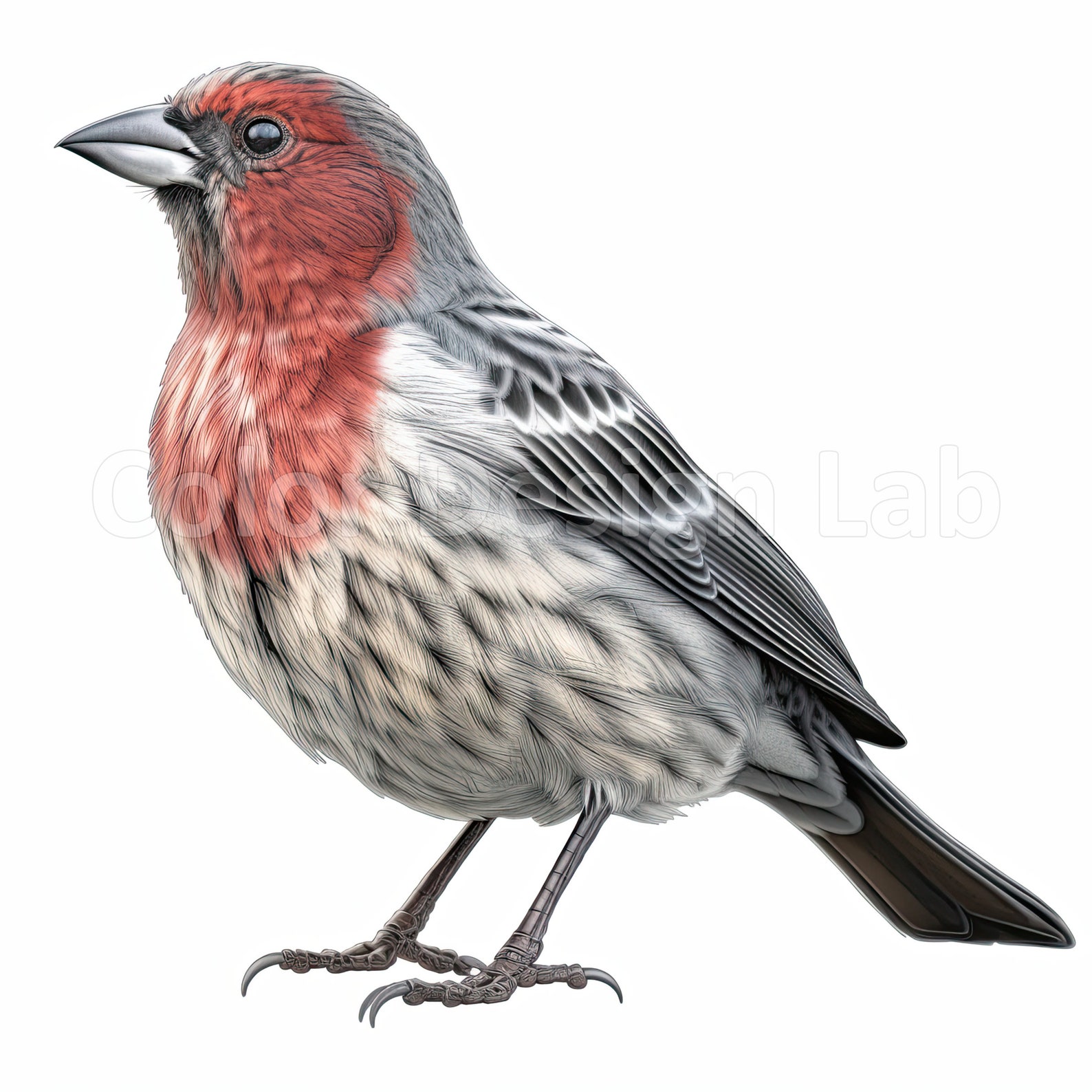House Finch Clipart Printable Set - 8 High-quality House Finch Art PNG ...