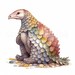 Happy Pangolin Clipart Bundle - Set of 8 Cute Animal PNG, Commercial ...