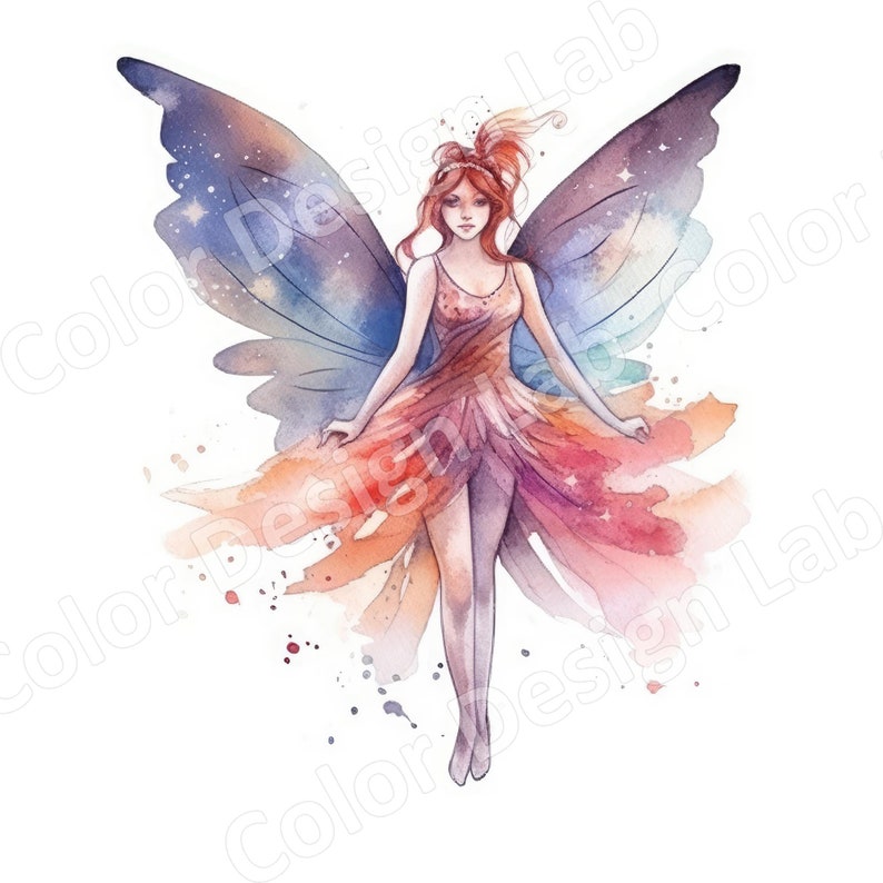 Magical Fairy Printable Clipart Set 8 High-resolution Pngs - Etsy