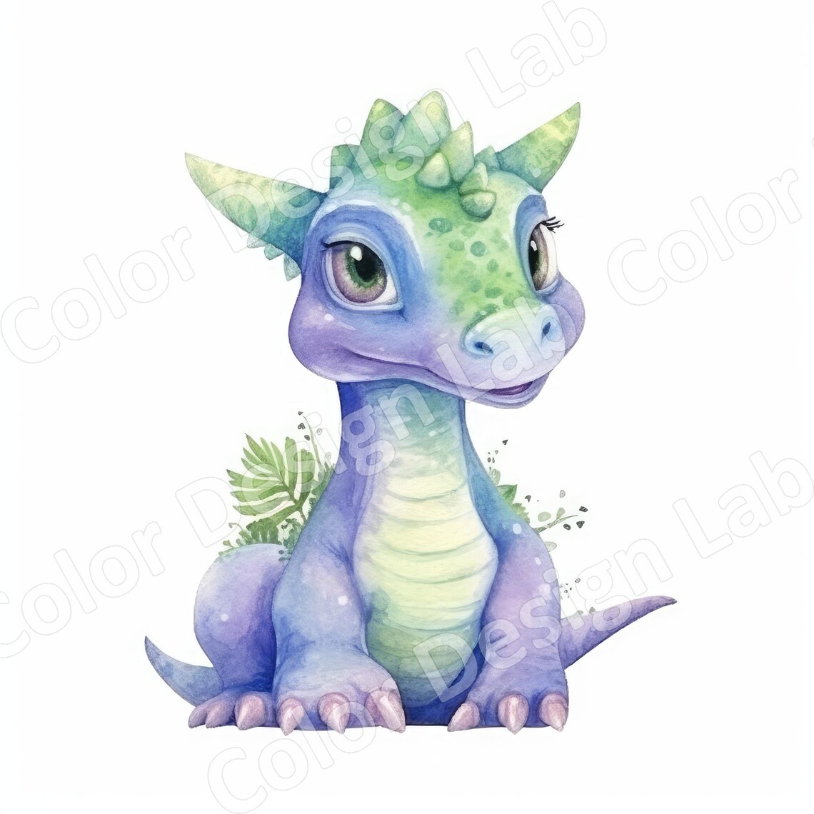 Cute Dinosaur Clipart Set - 8 High-resolution Pngs, Digital Download ...
