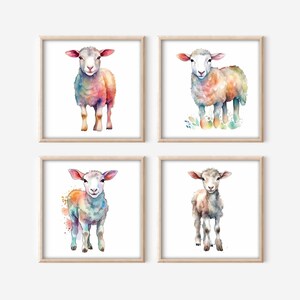 Lamb Clipart Set, 8 Cutest High-resolution Lambs Pngs, Digital Download ...