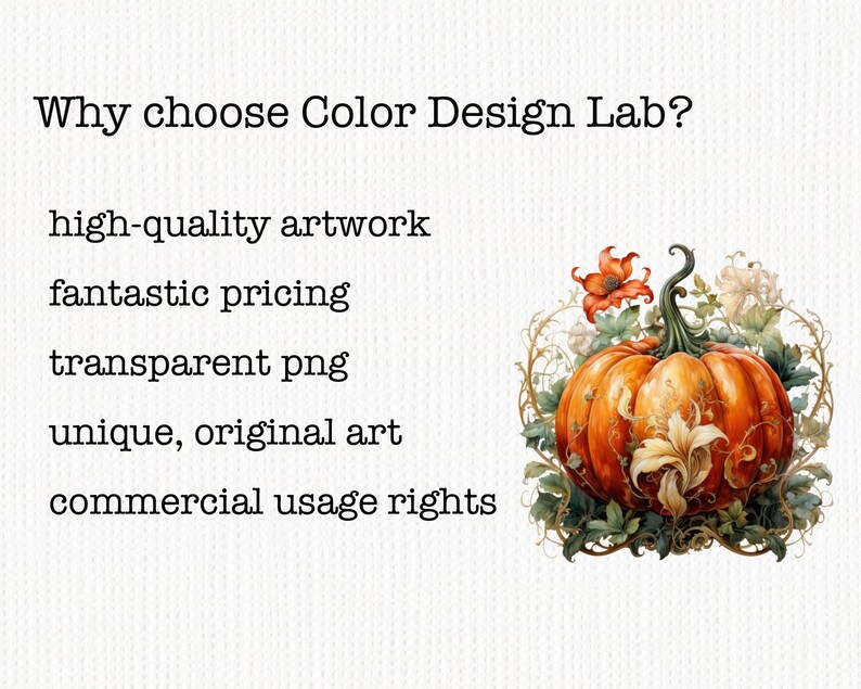 Boho Pumpkin Clipart Bundle of 36 Quality Transparent Watercolor Png ...