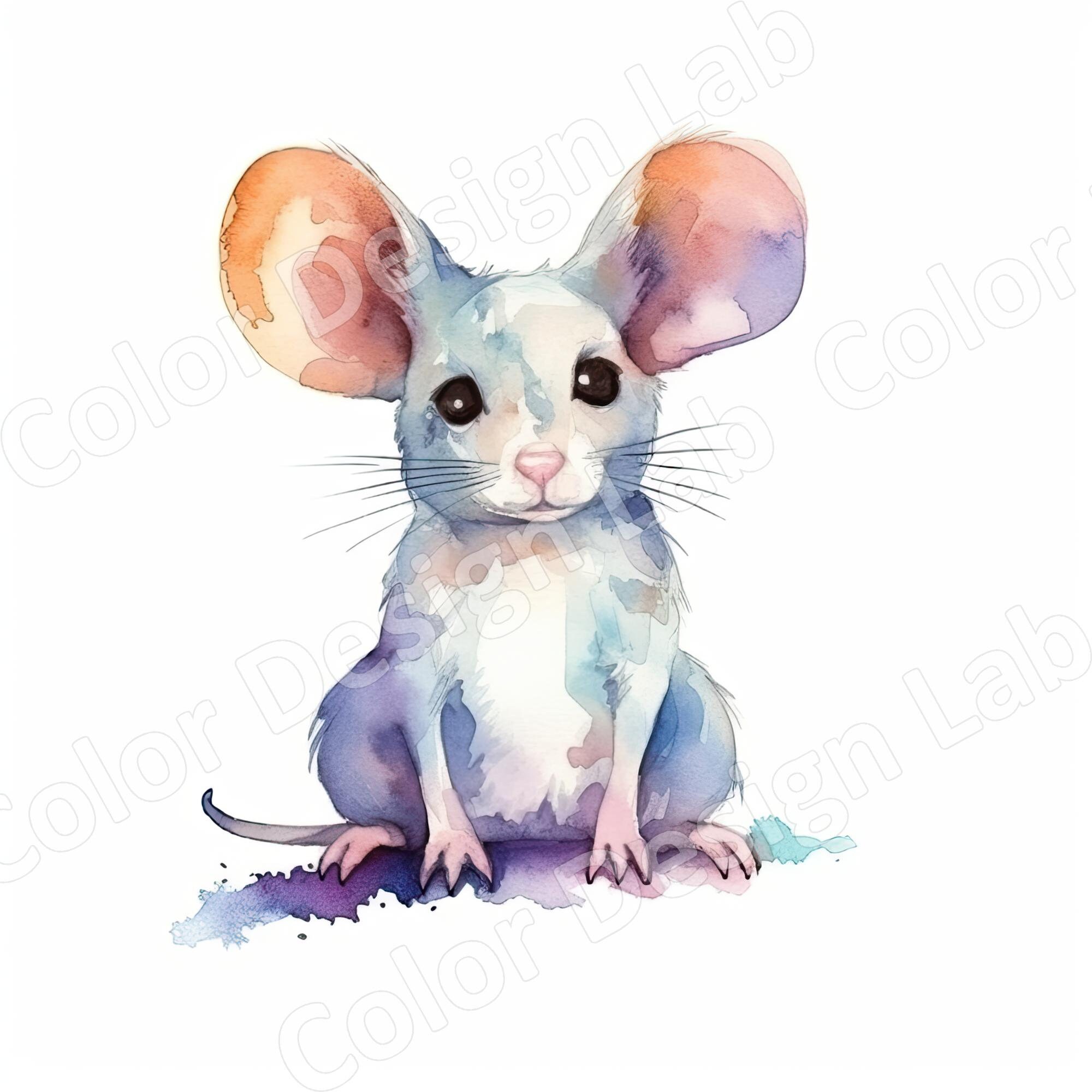 Cute Rat Clipart 8 High Quality PNG Artwork Digital - Etsy