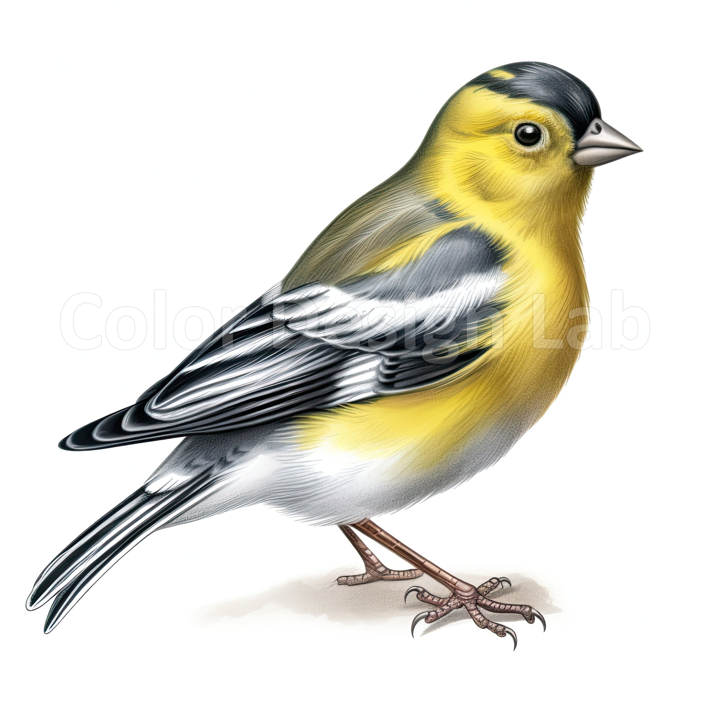 American Goldfinch Clipart Goldfinch Art Bundle of 8 - Etsy