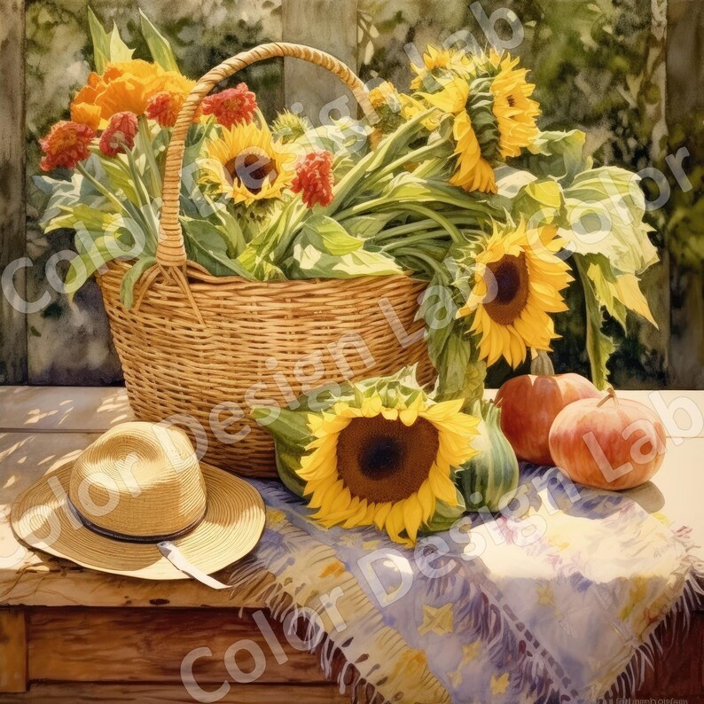 Summer's Bounty Printable Clipart Set 8 Pngs of Fruits - Etsy