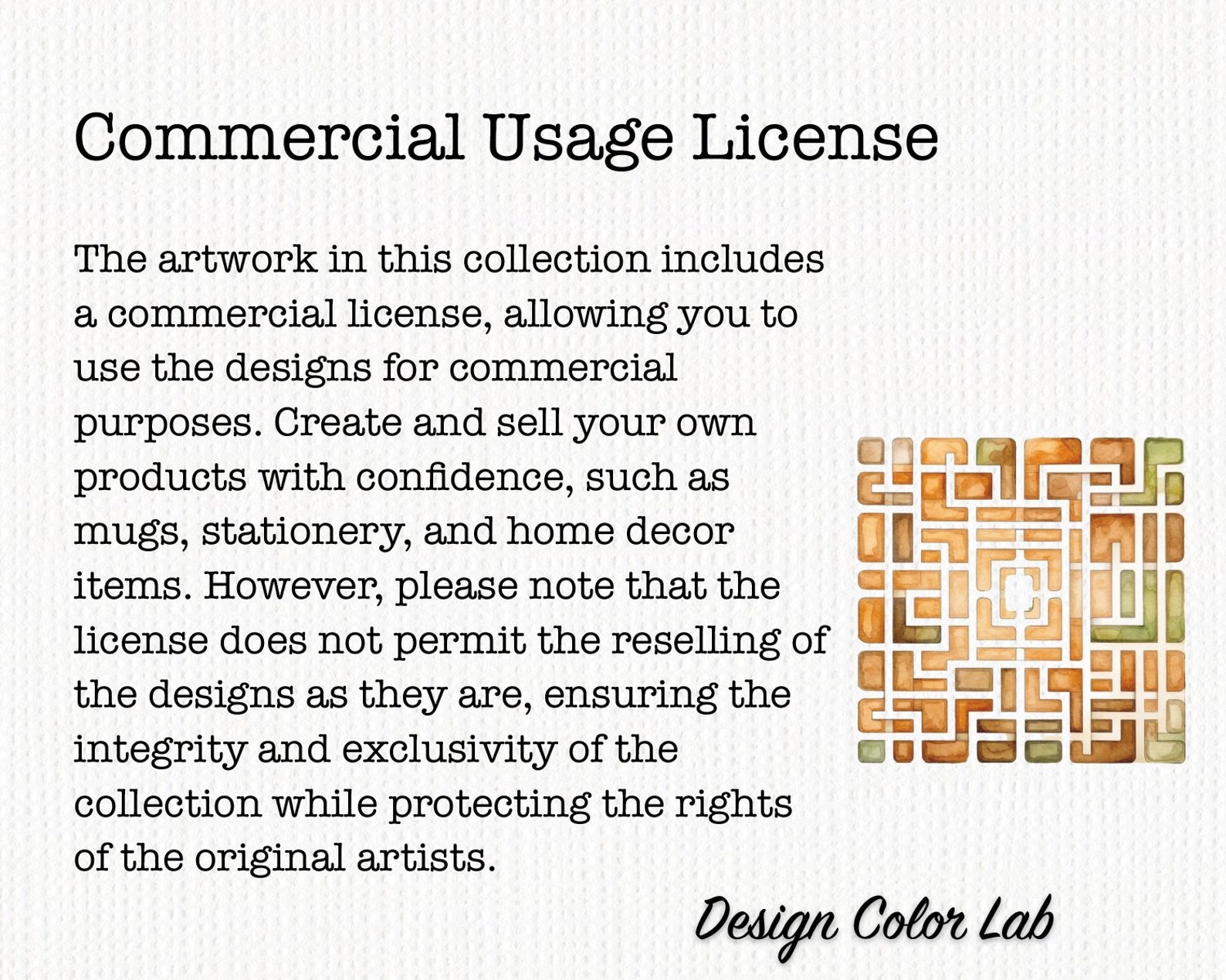 Maze Clipart Watercolor Maze Game Commercial License Download - Etsy