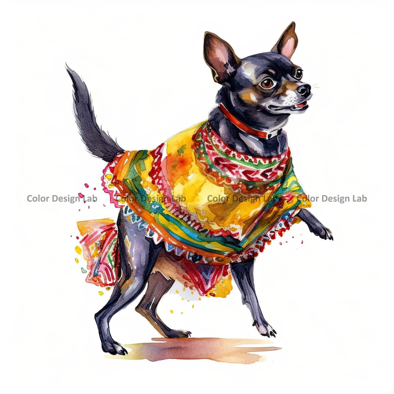 Chihuahua Dancing Clipart Set of 8 High-quality Dog PNG - Etsy