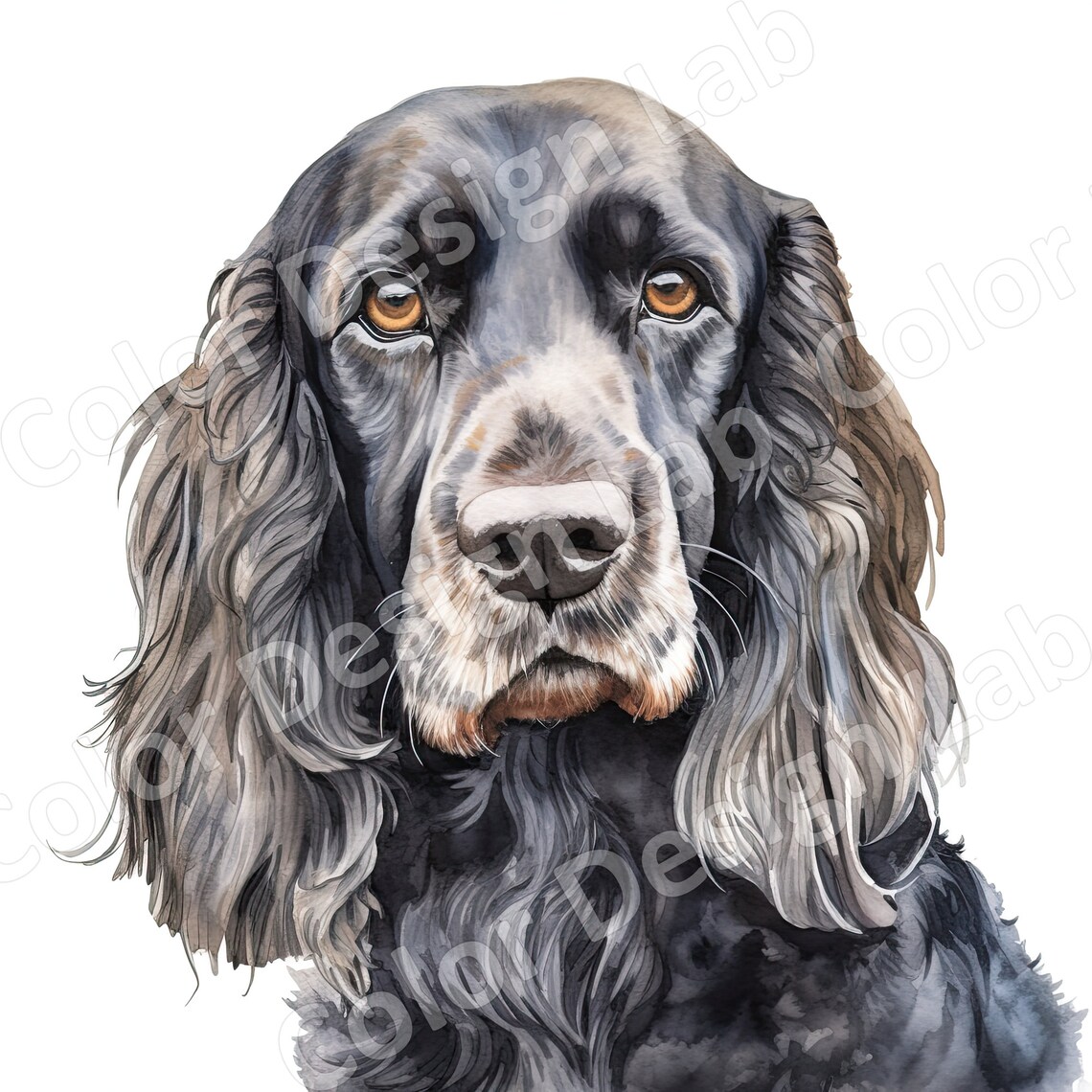 Sociable Cocker Spaniel Clipart 8-image Dog Art Printable - Etsy