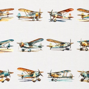 Vintage Airplane Clipart 36 High Quality Transparent Vintage Airplane ...