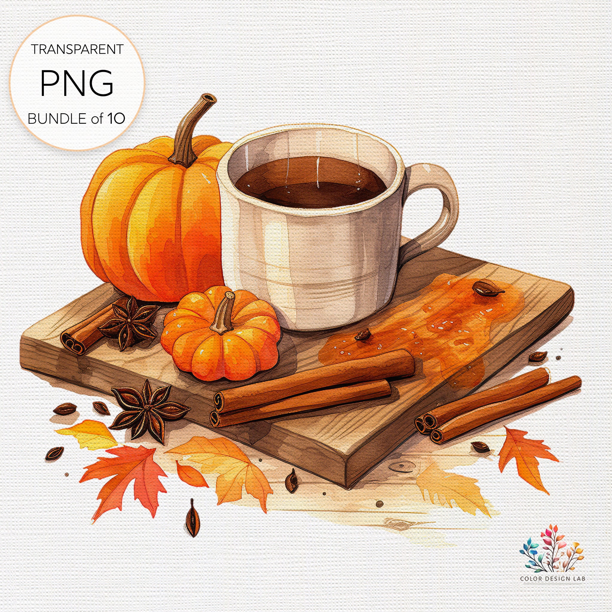 Fall Vibe Clipart: Transparent PNG Artistry, Capturing Autumn's Essence ...