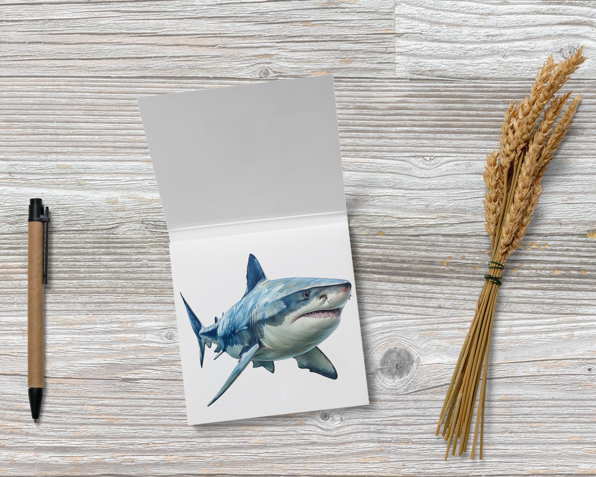 Shark Clipart Bundle 36 High Quality Transparent Watercolor - Etsy