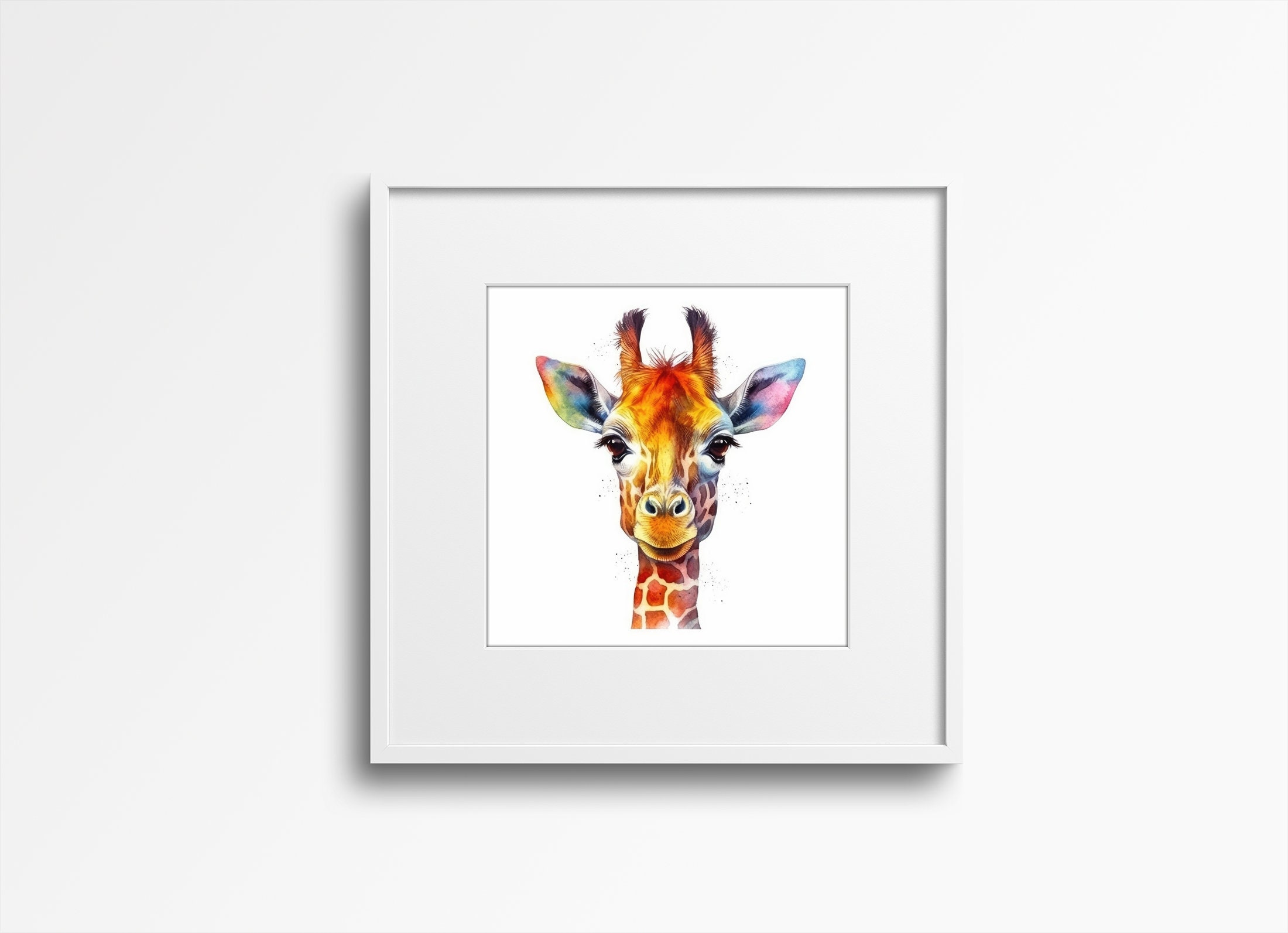 Cute Giraffe Clipart Bundle 8 High-resolution Pngs Digital - Etsy