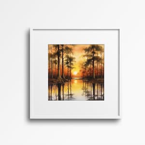 Louisiana's Bayou Country Printable Wall Art Set, 8 Digital PNG Images ...