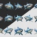 Shark Clipart Bundle 36 High Quality Transparent Watercolor - Etsy