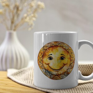 Boho Smiley Face Clipart Bundle of 36 Quality Transparent Watercolor ...