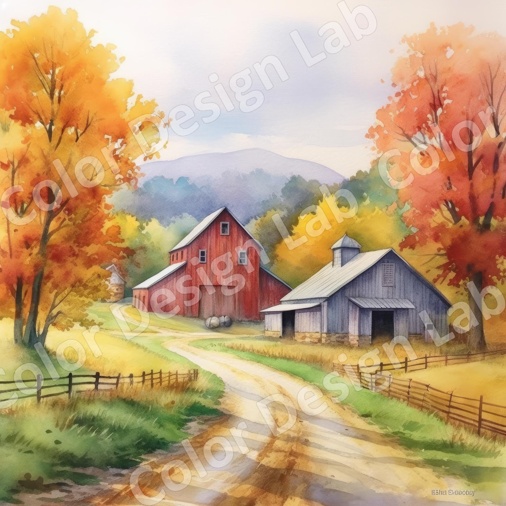 Autumn in Vermont Printable Wall Art Set of 8 High-resolution - Etsy