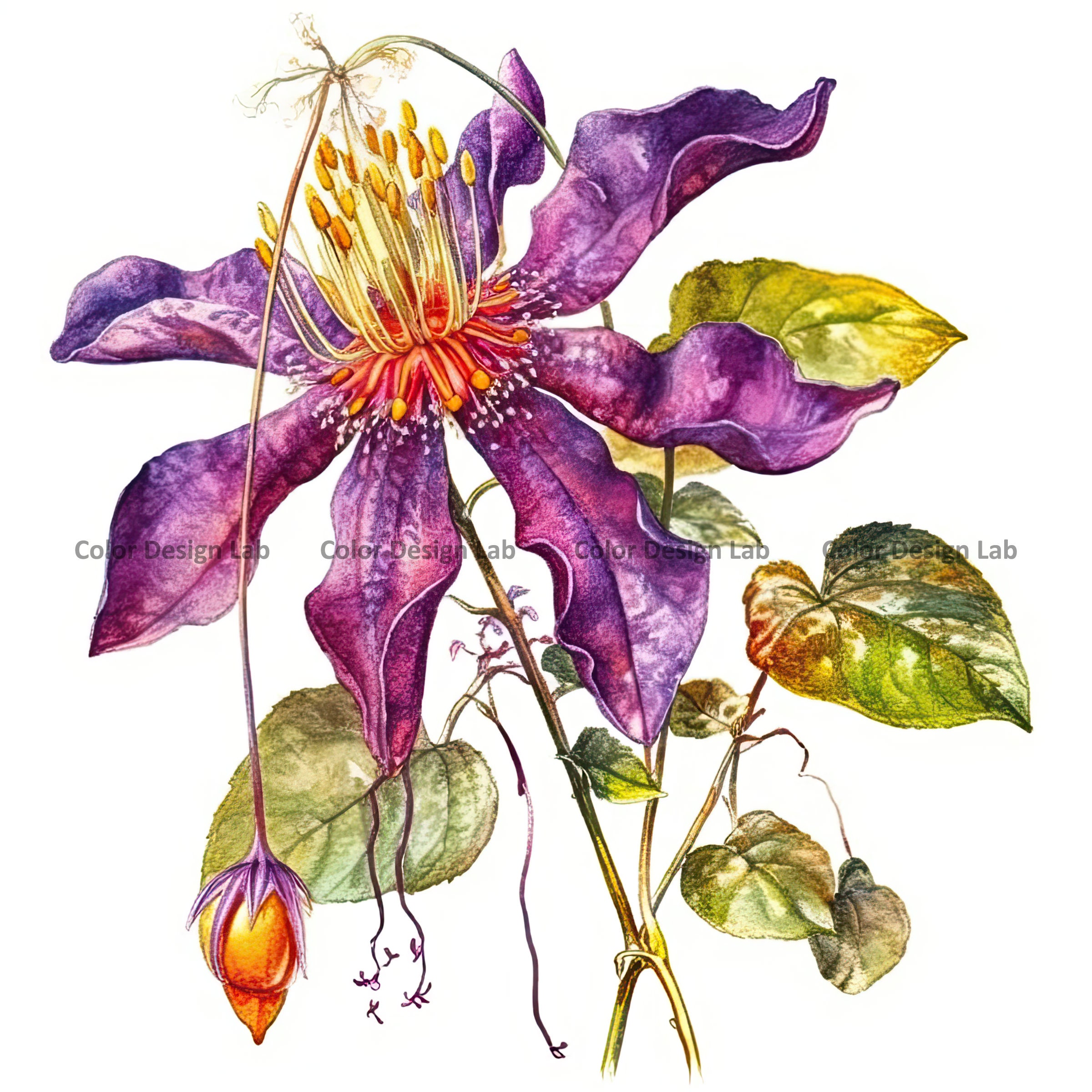 Kalachuchi Flower Clipart 12 PNG High-resolution Kalachuchi - Etsy