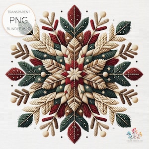 Elegant Snowflake Clipart Collection: Beautiful Transparent PNG Designs ...