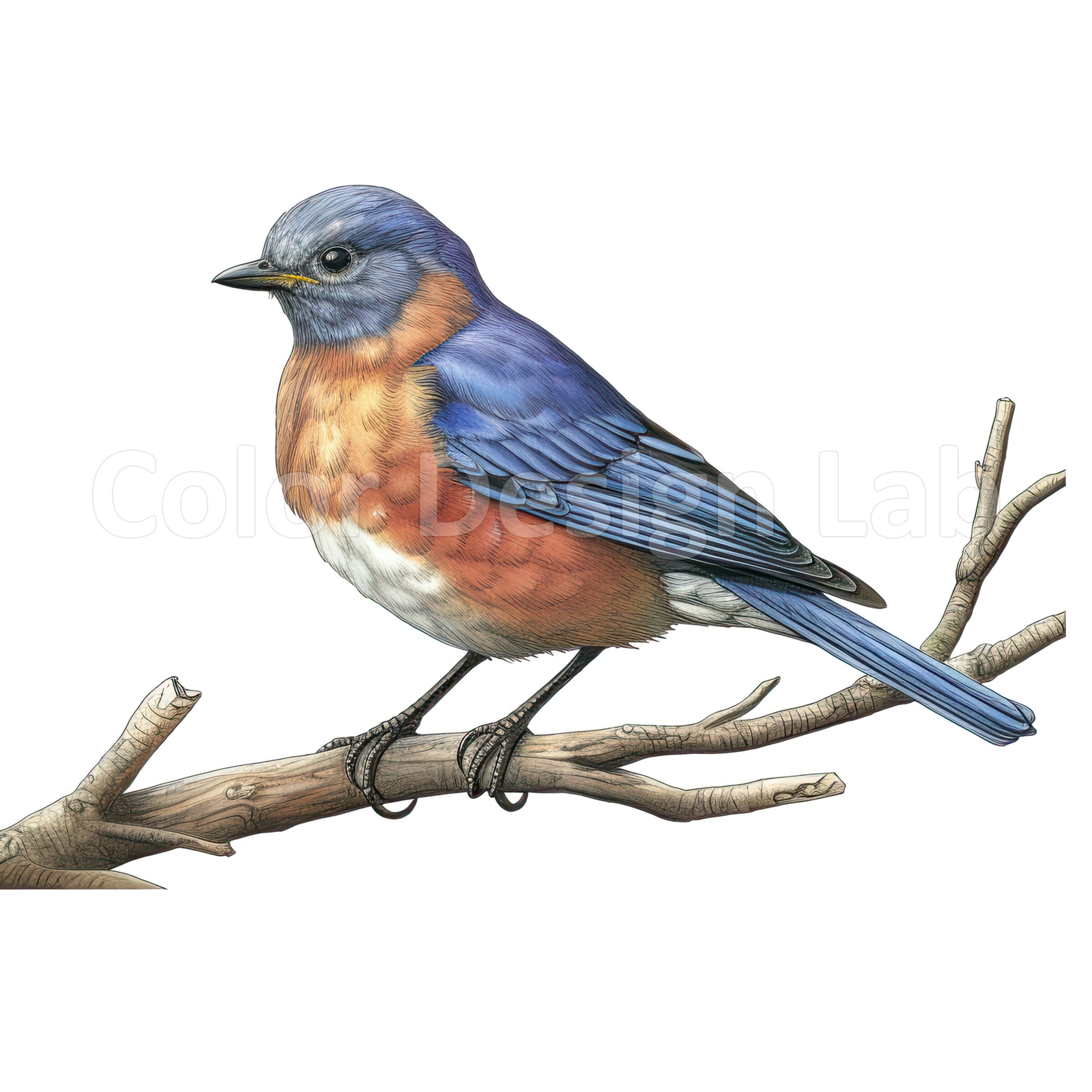 Eastern Bluebird Art Printable Clipart Set of 8 High-quality - Etsy