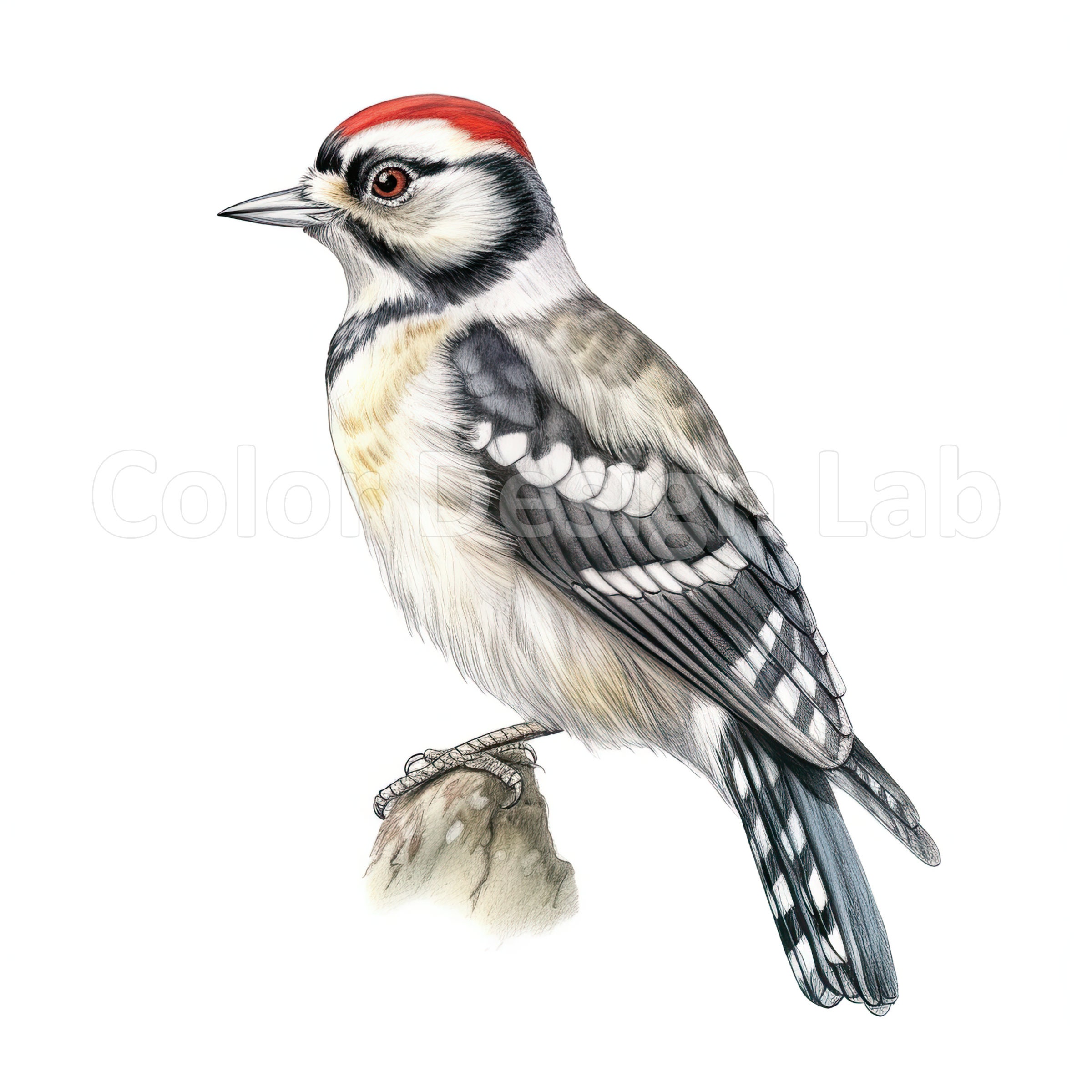 Downy Woodpecker Printable Clipart Set of 8 PNG Art Digital - Etsy Canada