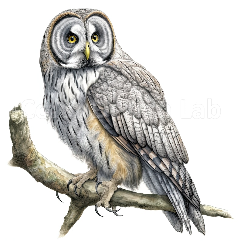 Barred Owl Clipart Set of 8 High-quality Barred Owl Art PNG - Etsy