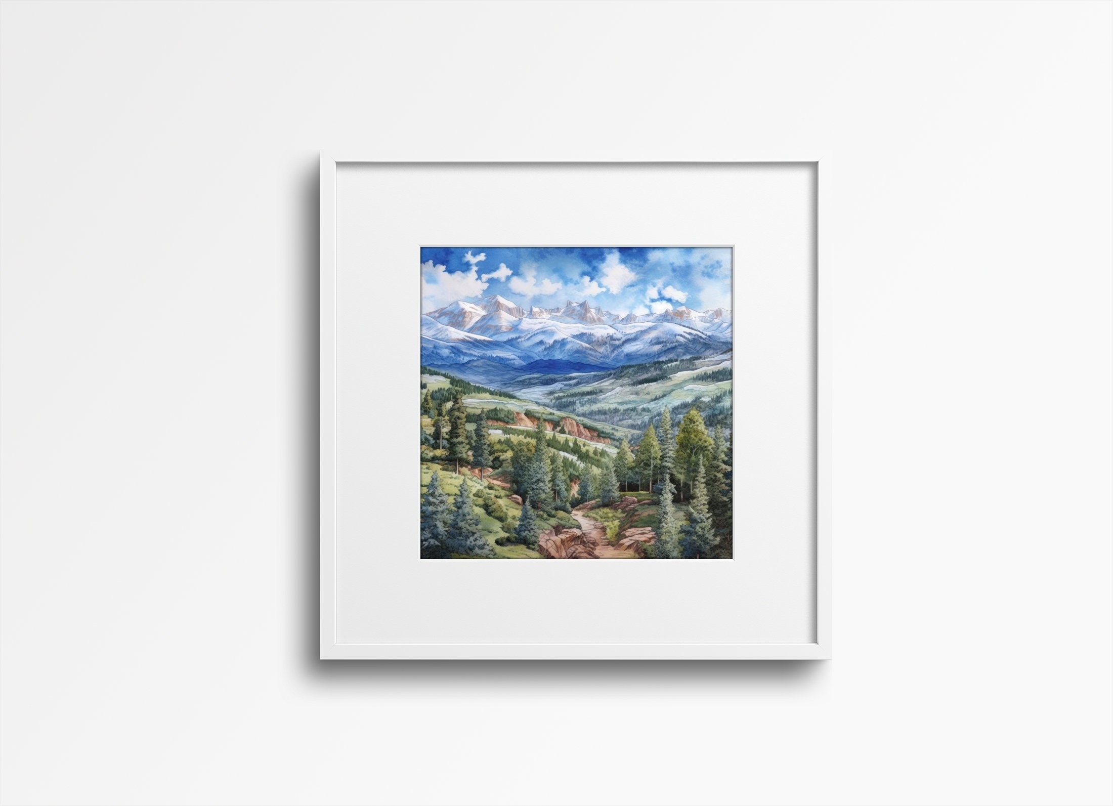 Colorado's Rocky Mountains Printable Clipart Set 8 - Etsy